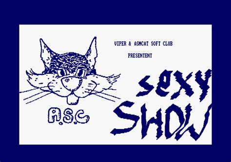 Cpcrulez Amstrad Cpc Demoscene Slideshows A S C Sexy Show