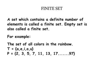 Set And Its Types PPTX