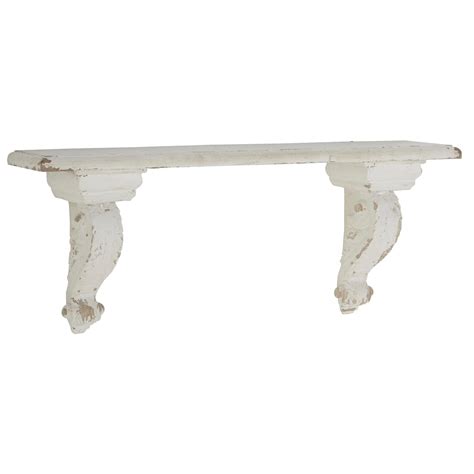 White Wood Farmhouse Wall Shelf Michaels