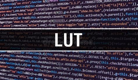 Lut Concept With Random Parts Of Program Code Lut With Programming