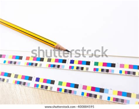 Digital Printing Proof Offset Industry Work Stock Photo