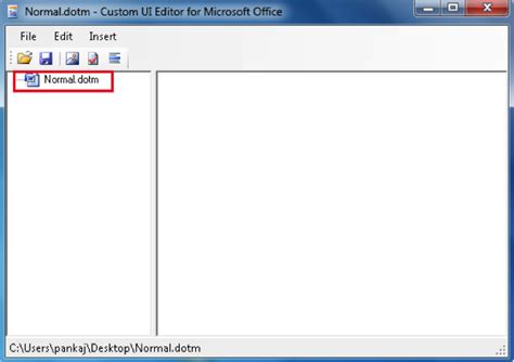 custom ui editor for microsoft office