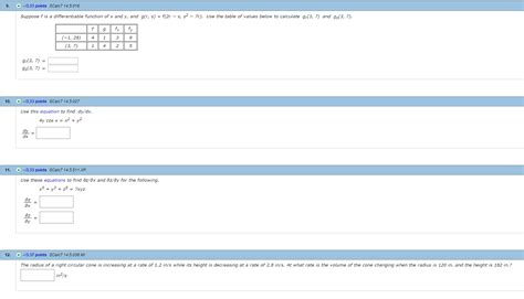 Solved Suppose F Is A Differentiable Function Of X And Y Chegg