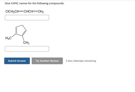 Solved Give Iupac Names For The Following Compounds