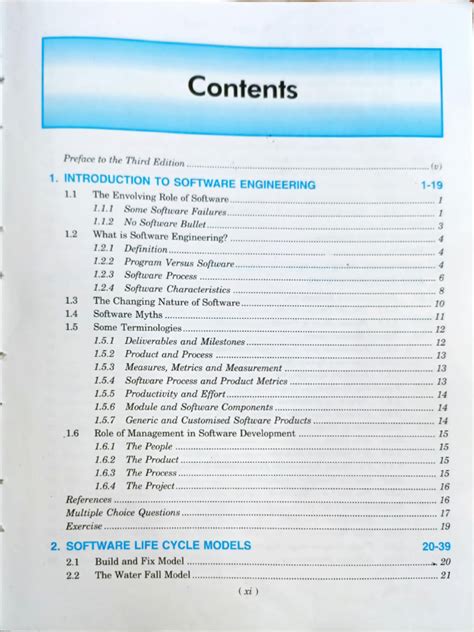 Software Engineering Syllabus Pdf