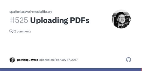 uploading pdfs · issue 525 · spatie laravel medialibrary · github