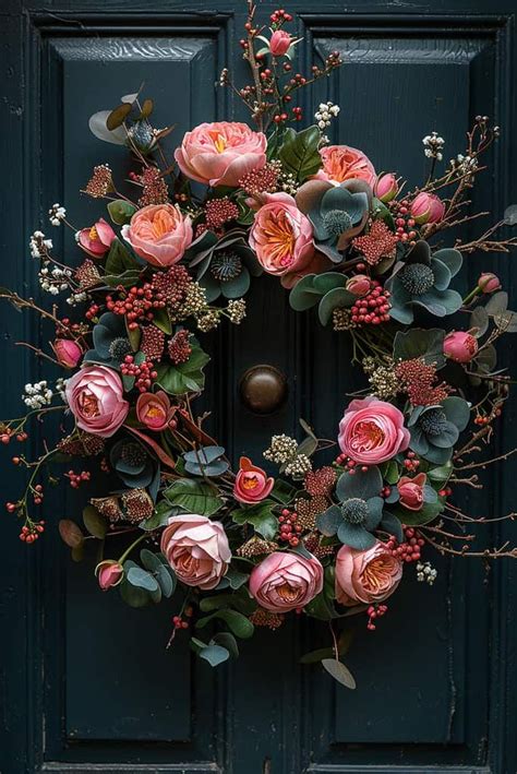 55 Fresh And Inspiring Spring Wreath Ideas To Brighten Your Doorstep In