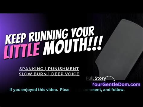 ASMR Punishment Spicy For Talking Back Spanking ASMR Deep Voice Roleplay Boyfriend ASMR