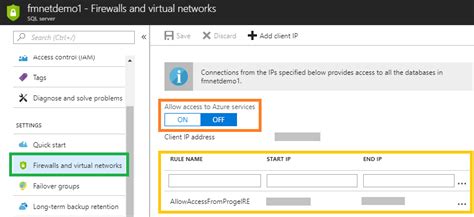Azure Sql Database How To Manage Connectivity With Vnet Service