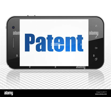 Law Concept Smartphone With Patent On Display Stock Photo Alamy