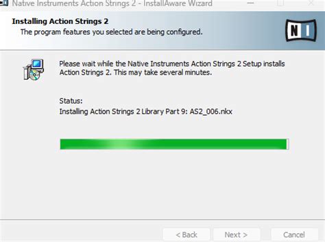 My Native Access Stuck On Installing On Action Strings 2 And Others Community