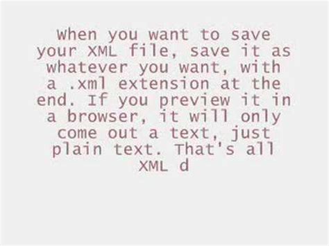 Learn XML In Minutes YouTube