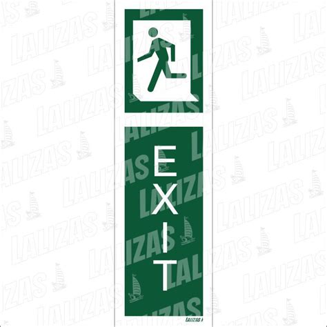 Exit Man Running Left Helinor Safety