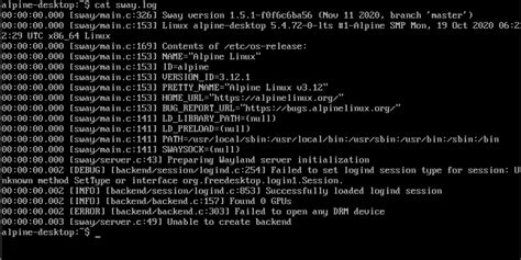 Sway Crashes On Alpine Linux In QEMU With QXL Graphics Issue Swaywm Sway GitHub
