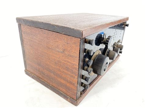 Lot Vintage Variometer Battery Operated Radio Lot Vintage Variometer Battery Operated Radio