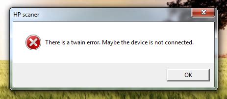 Решение device is not connected при установке сканеров