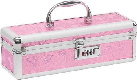 Lockable Medium Vibrator Case Pink Pleasure Me Sex Toys And Vibrators