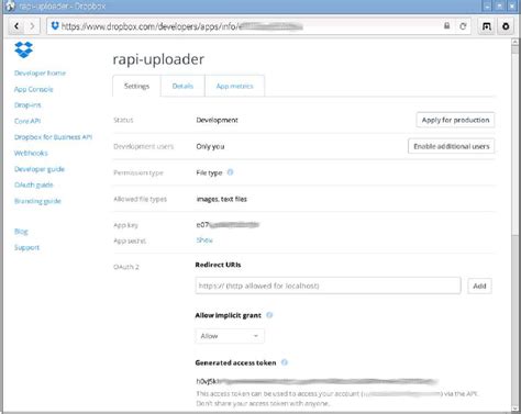 Raspberry Pi Dropbox Upload Files To Dropbox Electronic Clinic