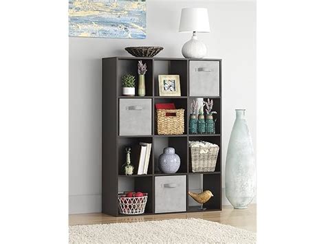 Whitmor 12 Cube Organizer Espresso