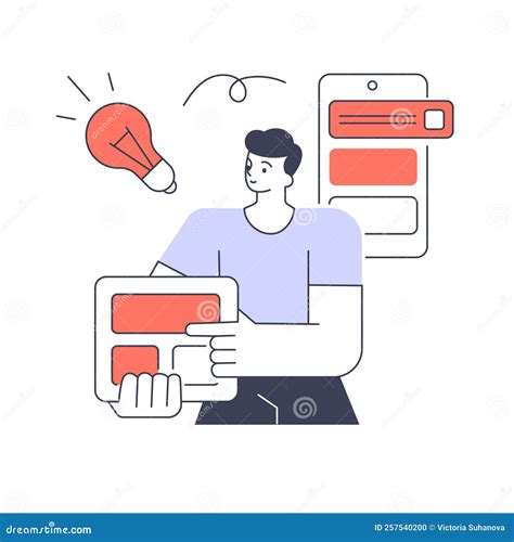 Male Software Developer Digital Designer Having Innovation Idea