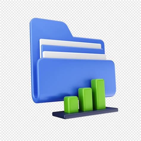 Premium Psd 3d Folder Icon Illustration Render