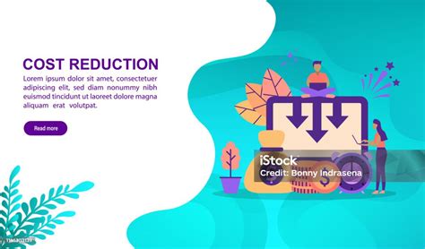 캐릭터와 비용 절감 그림 개념입니다 배너 프레젠테이션 소셜 미디어 포스터 광고 및 프로 모션에 대 한 템플릿 감소에 대한 스톡 벡터 아트 및 기타 이미지 Istock