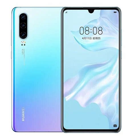 Смартфон HUAWEI P30 128 ГБ 8 ГБ Синий OLED/AMOLED 2 SIM купить c ...