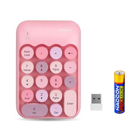 Mofii Wireless Numeric Keypad For Notebook One Hand External Small Keypad Financial Accounting