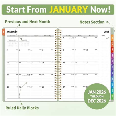 Desknest Sunee 2026 Appointment Book Quarter Hourly Weekly And Monthly