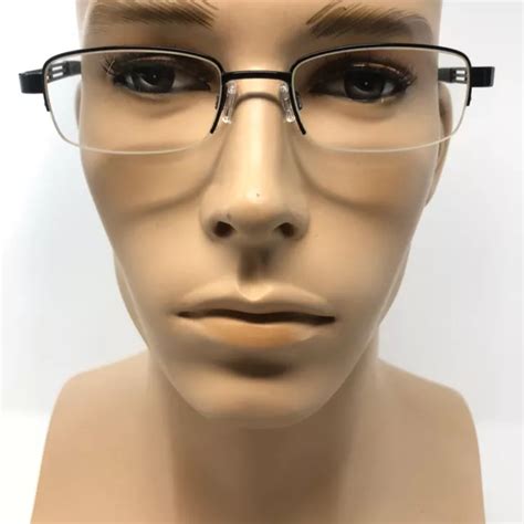 Specsavers Perth Glasses Frames Black Half Rim Eyeglasses Spectacles