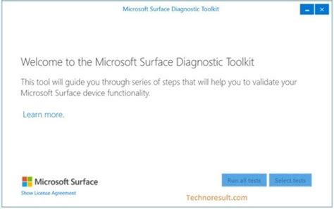 How To Test Surfacepro Using Microsoft Surface Diagnostic Toolkit Technoresult