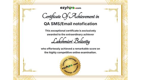 Lakshmisri Sai On Linkedin Technicalassessment Ezyhire Achievement Continuouslearning