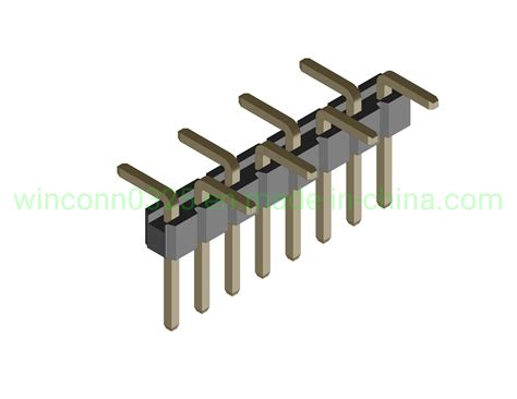 Pin Header Pitch 2 54mm Single Row Vertical Smt Type H 2 50mm Socket