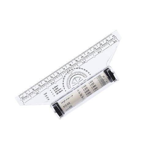Rolling Parallel Ruler Drafting Balancing Scale Multifunctional Drawing Measuring Transparent