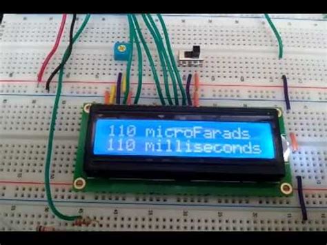 New Arduino Capacitance Meter YouTube