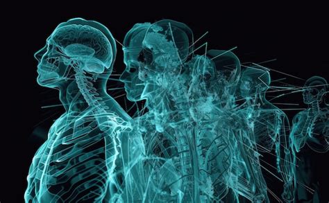 Premium Photo Xray Multi Exposure Human Anatomy Sequence