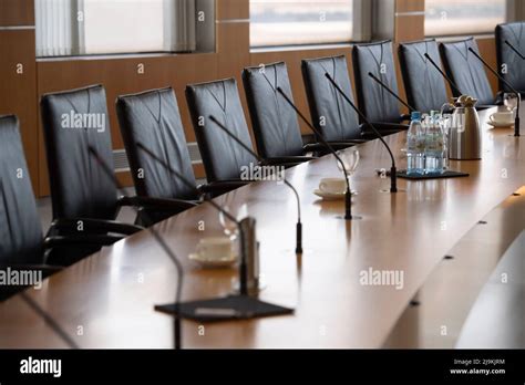 Conference Table Negotiations Collective Bargaining Round Table Feature Marginal Motifs