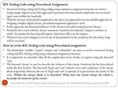 Fpgartl Verilog Coding For Combinational Circuitpptx