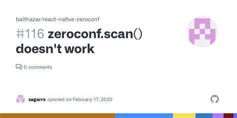 Zeroconfscan Doesnt Work · Issue 116 · Balthazarreact Native Zeroconf · Github