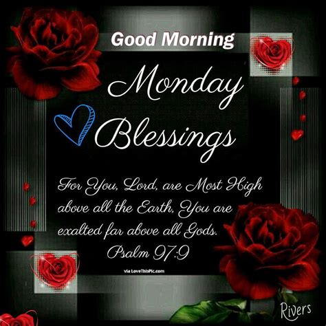 Beautiful Good Morning Monday Blessings Quote Pictures Photos And