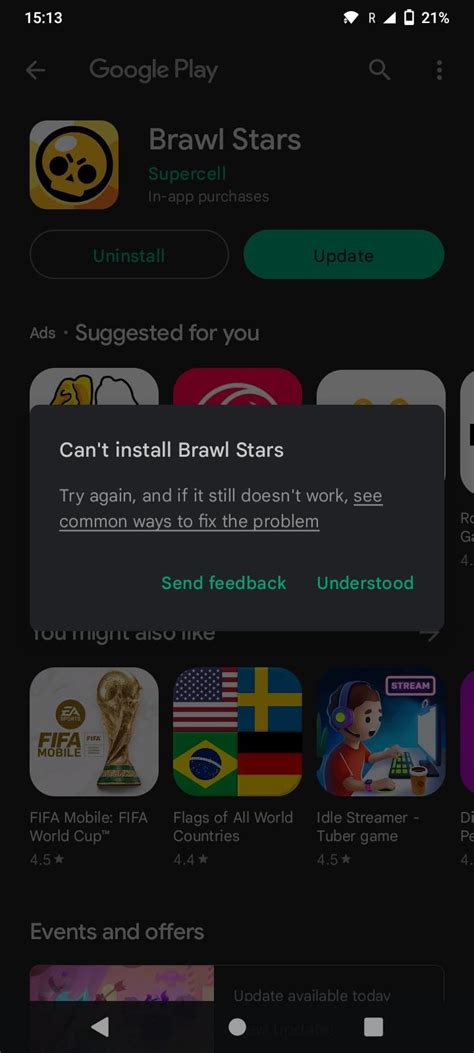 Please Help Me I Can T Update Brawl Stars R Brawlstars