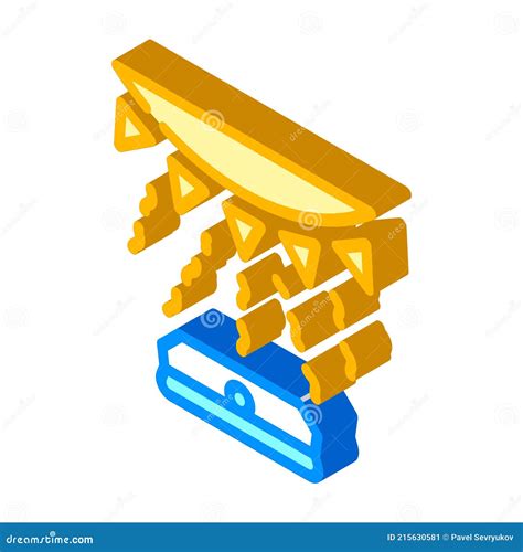 Light Sensor Outline Icon Simple Linear Element Illustration Isolated Line Light Sensor Icon