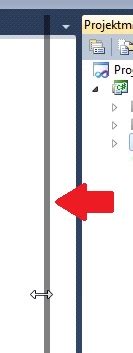 C Change Splitter Highlighting Resize Line Stack Overflow