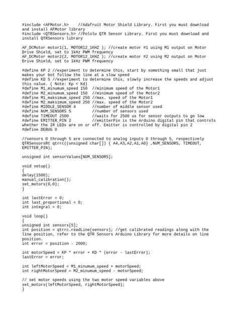 code for line follower pdf computer engineering electrical
