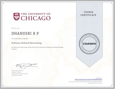 Dhanusri R P On Linkedin Cousera