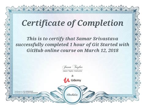 Certificates Samar Srivastava