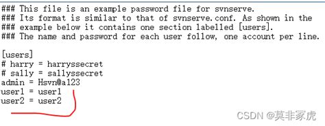 Svn账号配置权限svn权限配置 Csdn博客