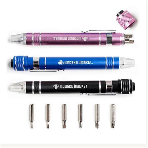 Screwdriver And Led Penlight Screwd Up Mini Screwdriver And Flashlight 722950421697