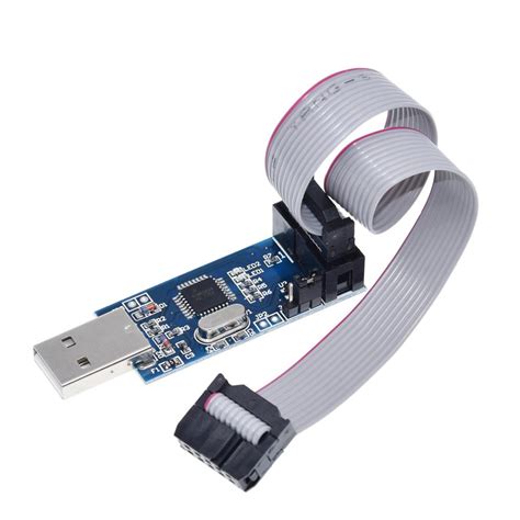 1套usbasp usbisp avr編程器usb atmega8 atmega128 attiny can pwm 1 蝦皮購物