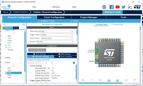 使用stm32输出pwm波形stm32pwm输出 占空比变化波形 Csdn博客